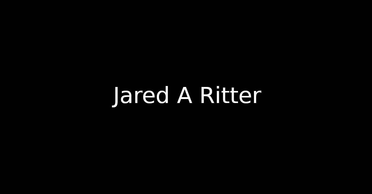 Jared A Ritter